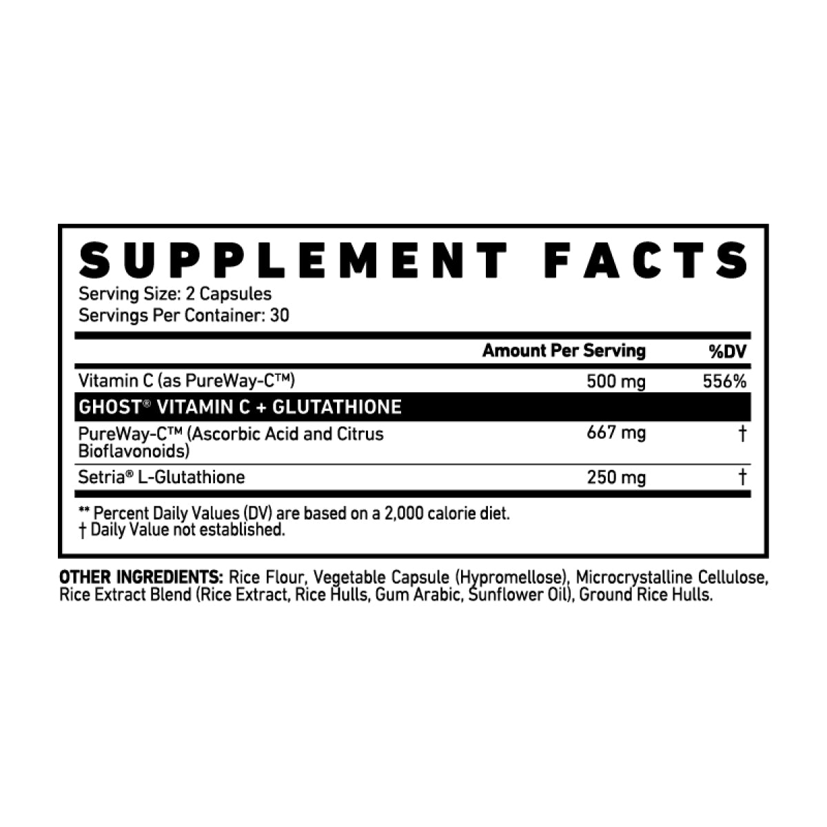 Ghost® Vitamin C + Glutathione – NutriCartel