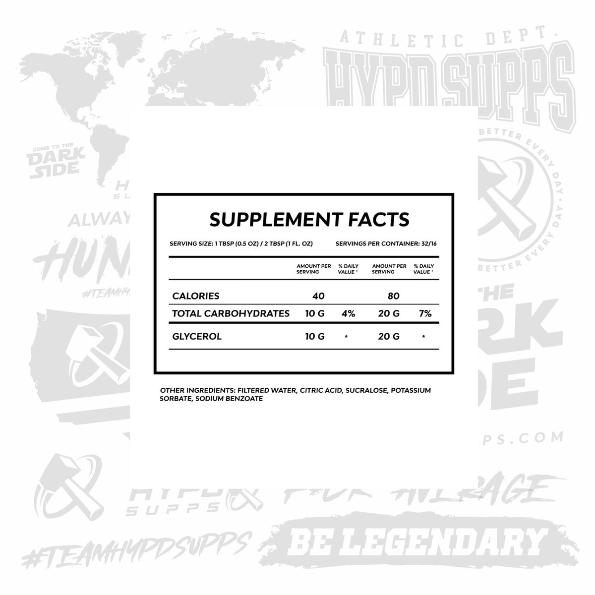 HYPD Supps Liquid Glycerol – NutriCartel