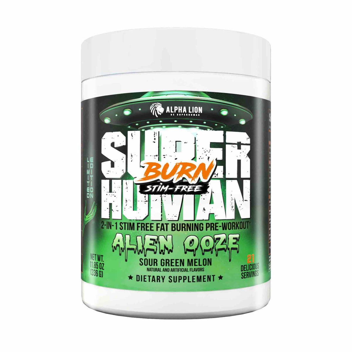 Super Human Burn Stim Free Pre Workout | Alpha Lion – Nutrition Cartel