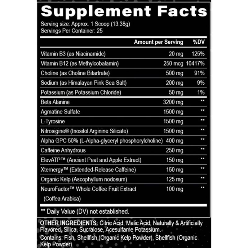 Villain Pre Workout By Black Magic Nutrition Cartel