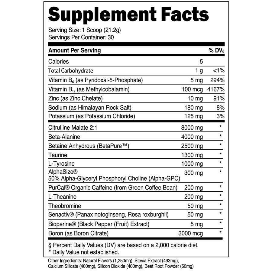 Transparent Labs Bulk Pre Workout – NutriCartel