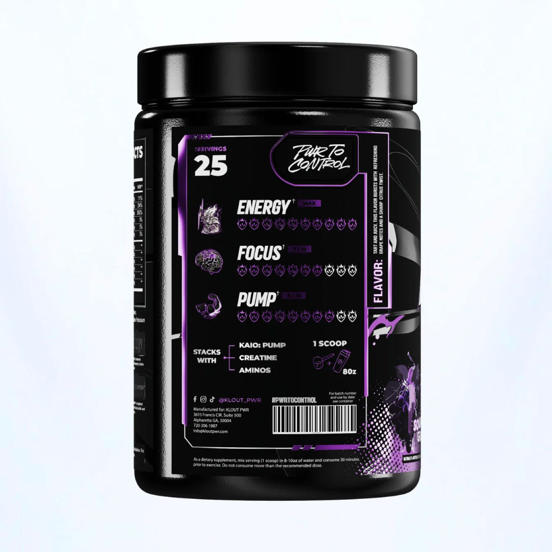 Klout PWR Anima Pre Workout – NutriCartel