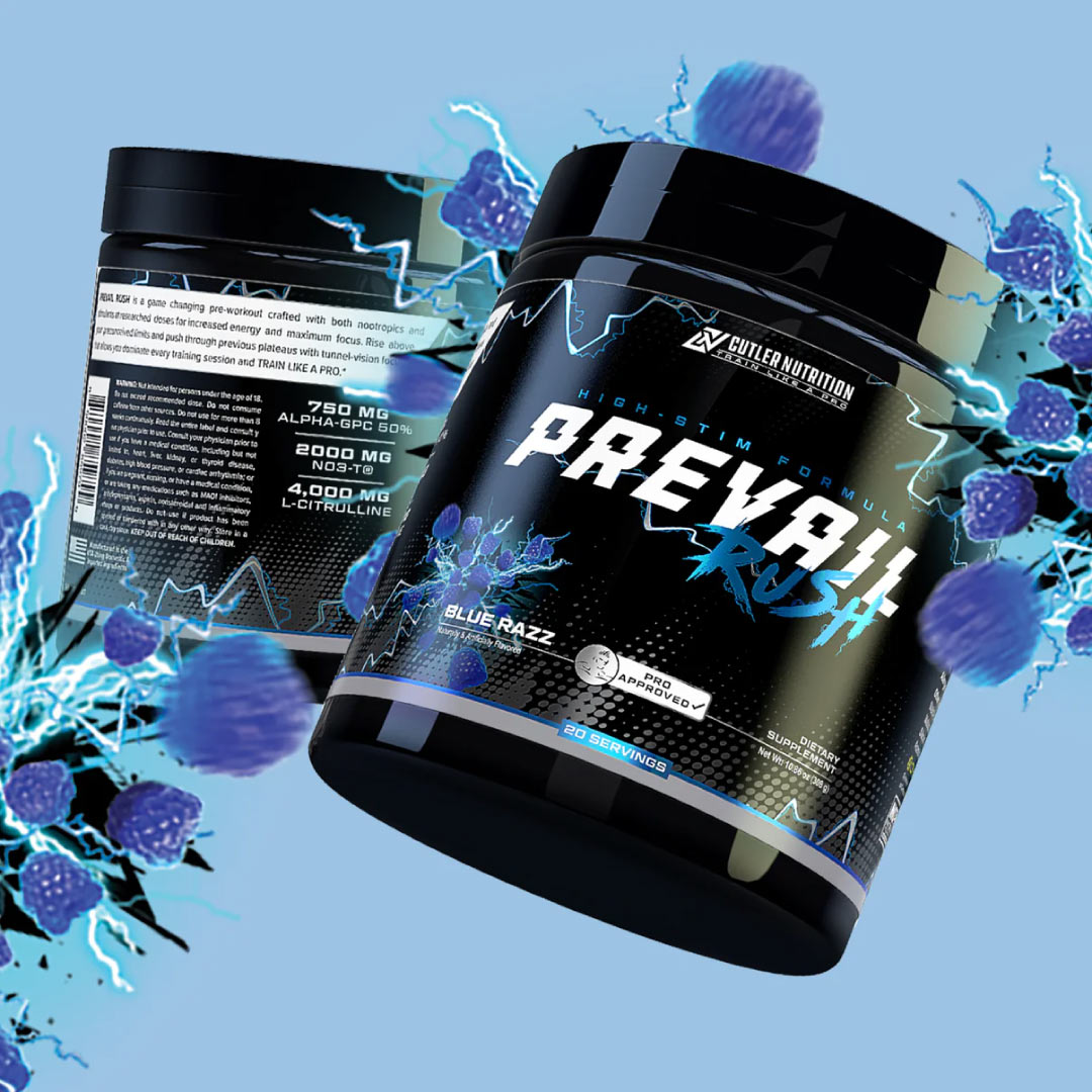 Cutler Nutrition Prevail Rush Pre Workout – NutriCartel