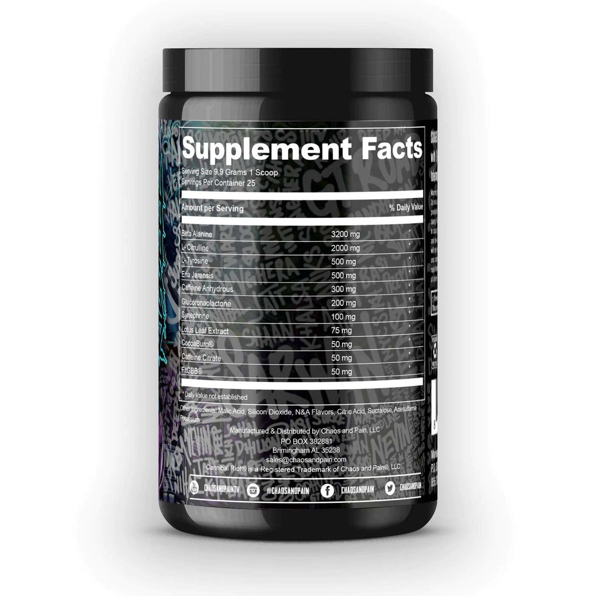 Cannibal Riot AMPeD Pre Workout | Chaos and Pain – NutriCartel