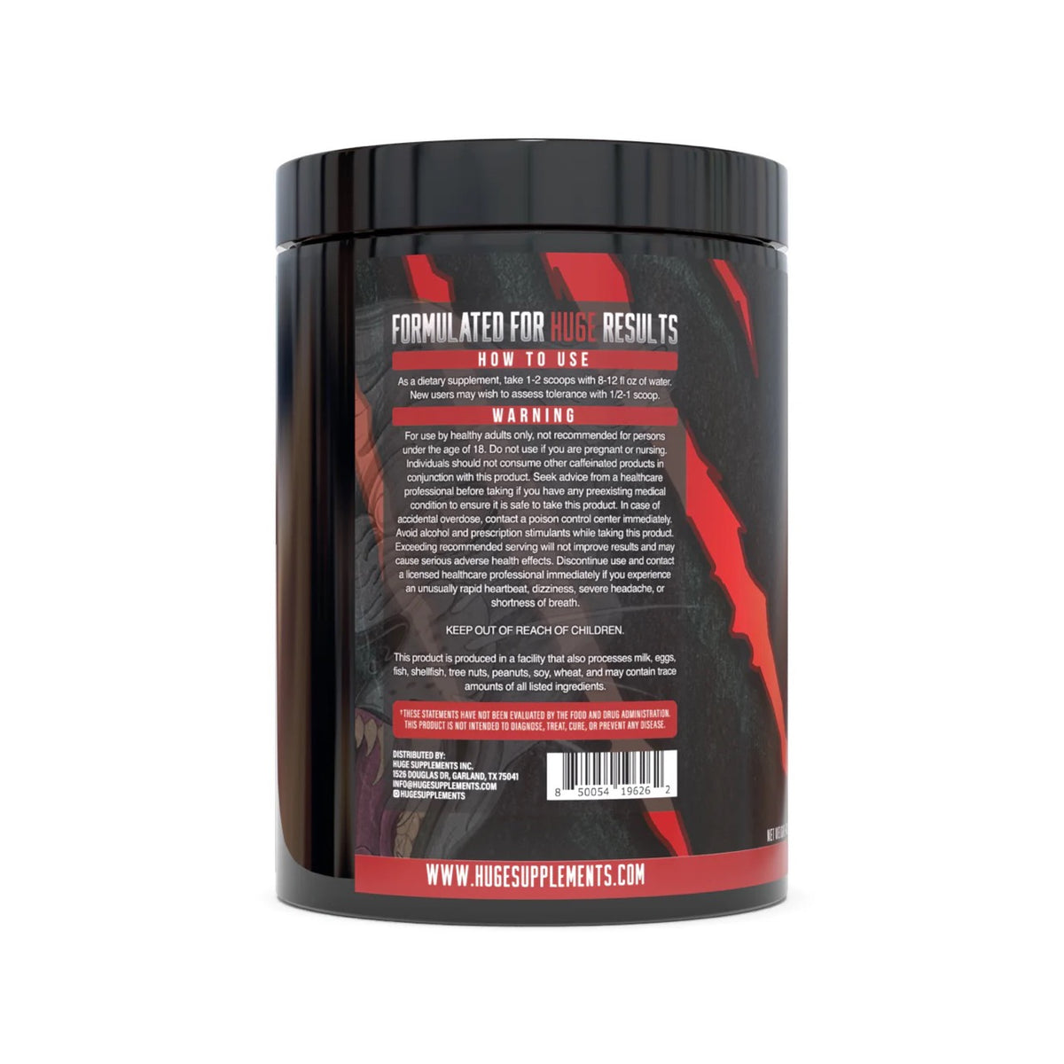 Wrecked Inferno Pre Workout | Huge Supplements – Nutrition Cartel