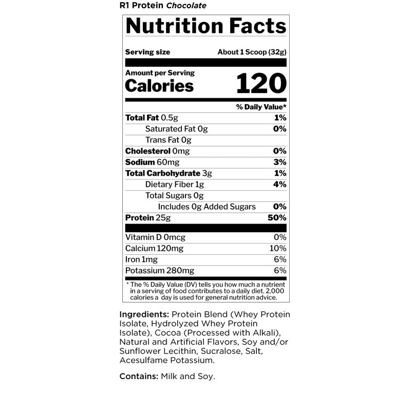 Rule 1 R1 Whey Protein Isolate – Nutrition Cartel