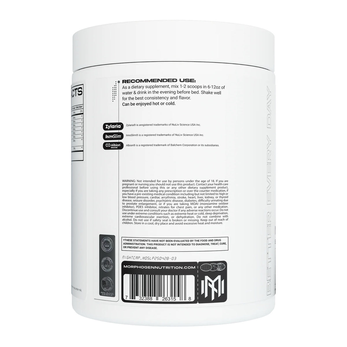 MorphoGen NightCap – NutriCartel