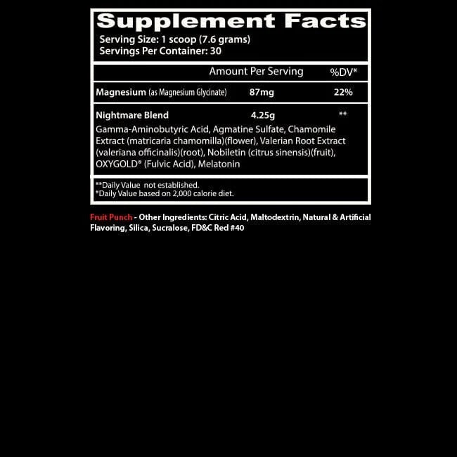 Insane Labz Nightmare Sleep Aid – NutriCartel