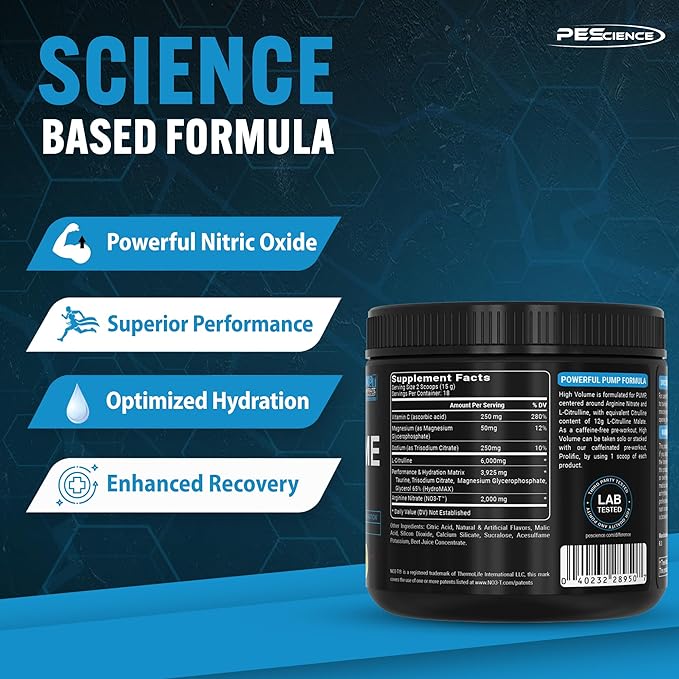 High Volume Pre Workout |PEScience – Nutrition Cartel