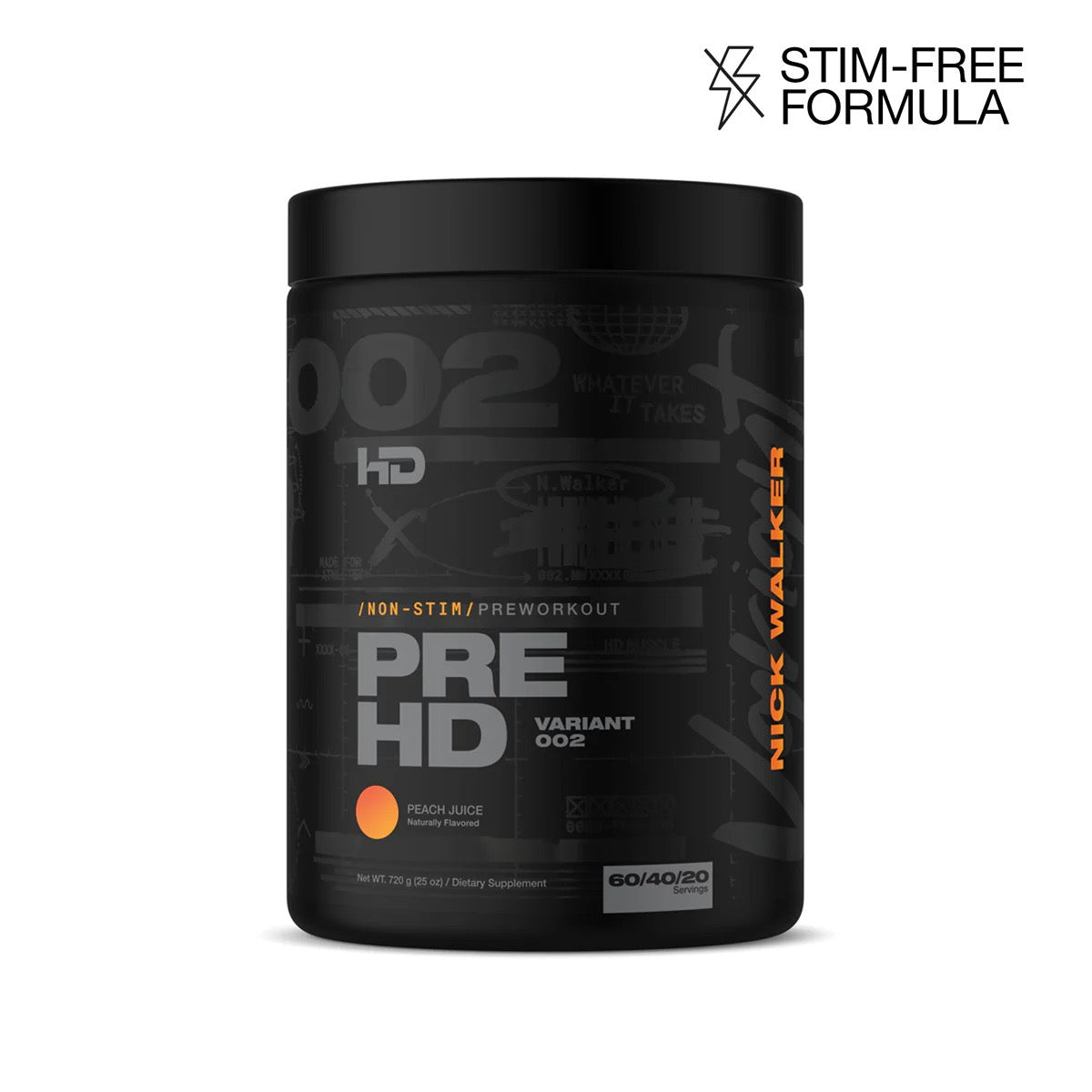 PREHD VARIANT002 Stim Free Pre Workout | HD Muscle – Nutrition Cartel