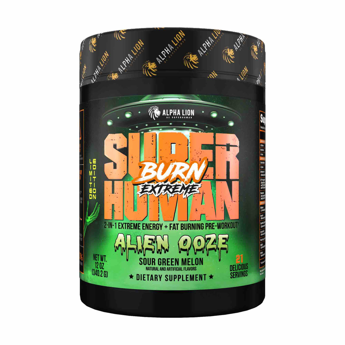 Superhuman Burn Extreme Pre Workout by Alpha Lion – Nutrition Cartel