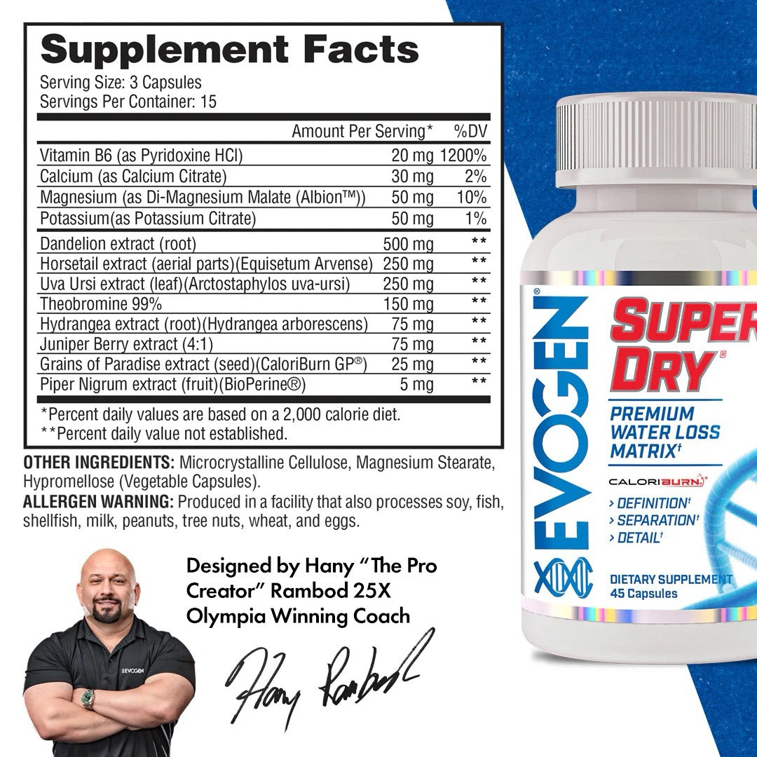 Evogen Super Dry – NutriCartel