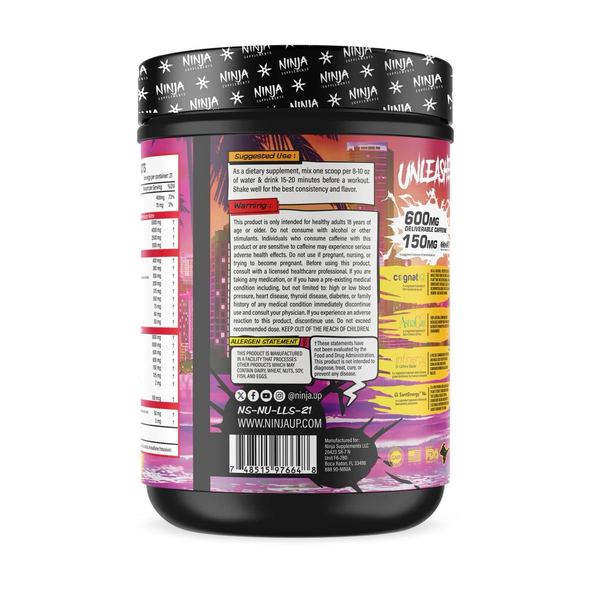 Ninja Unleashed Pre Workout | Ninja Up Supps – Nutrition Cartel
