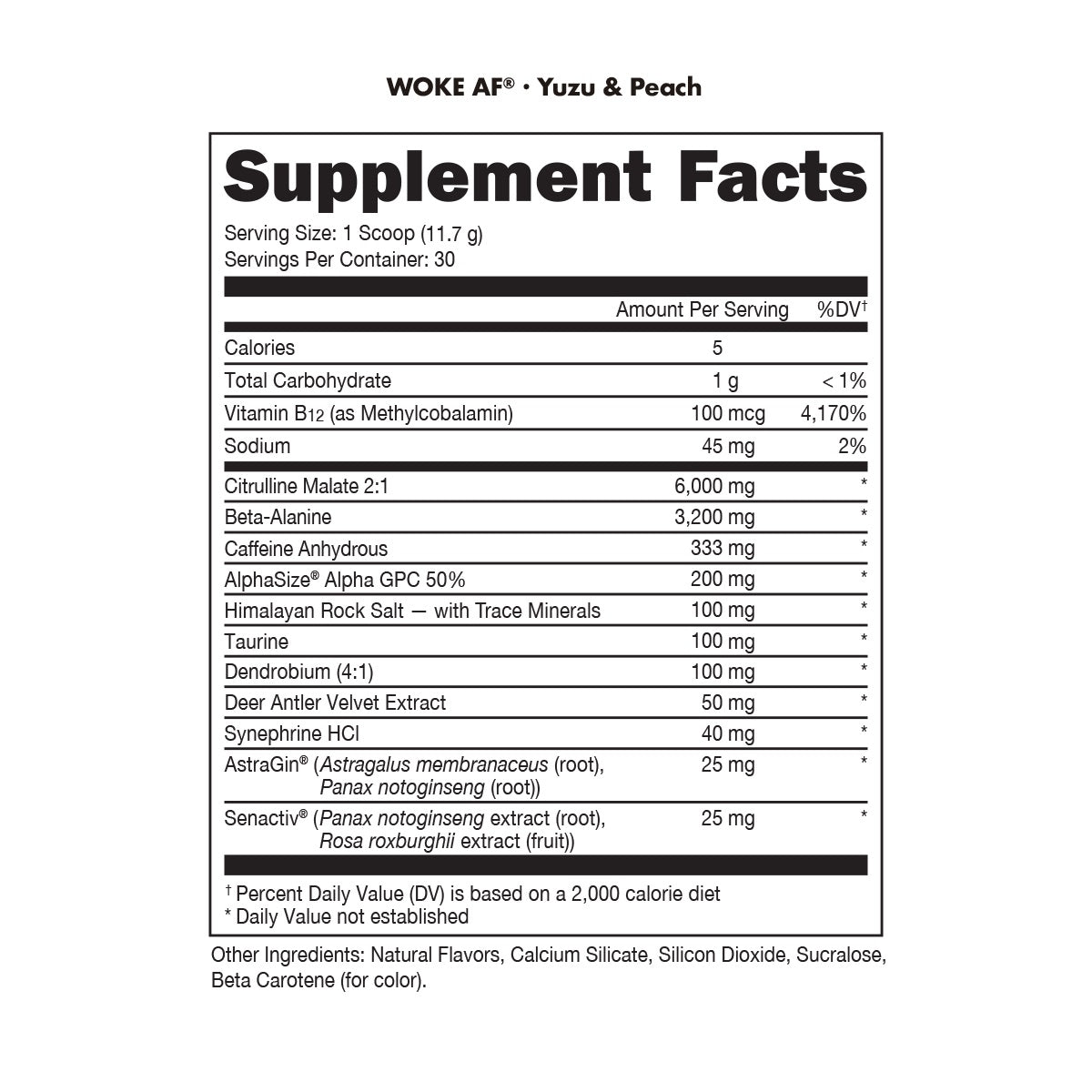 Woke AF Pre Workout – Nutrition Cartel