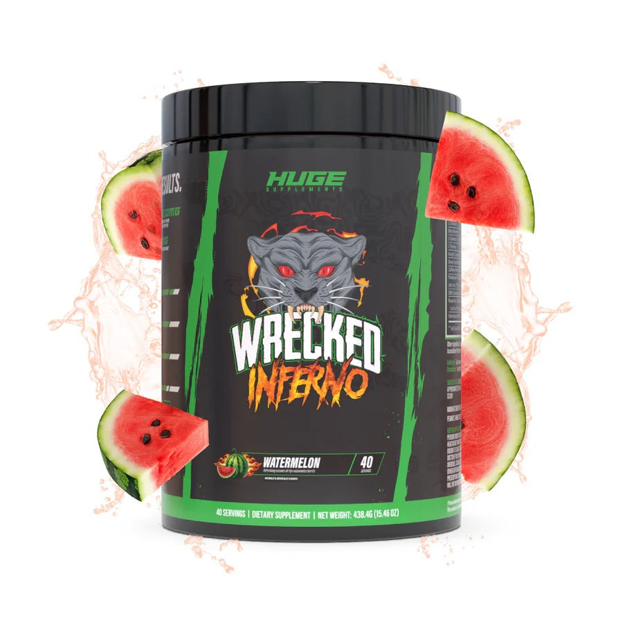 Wrecked Inferno Pre Workout | Huge Supplements – Nutrition Cartel
