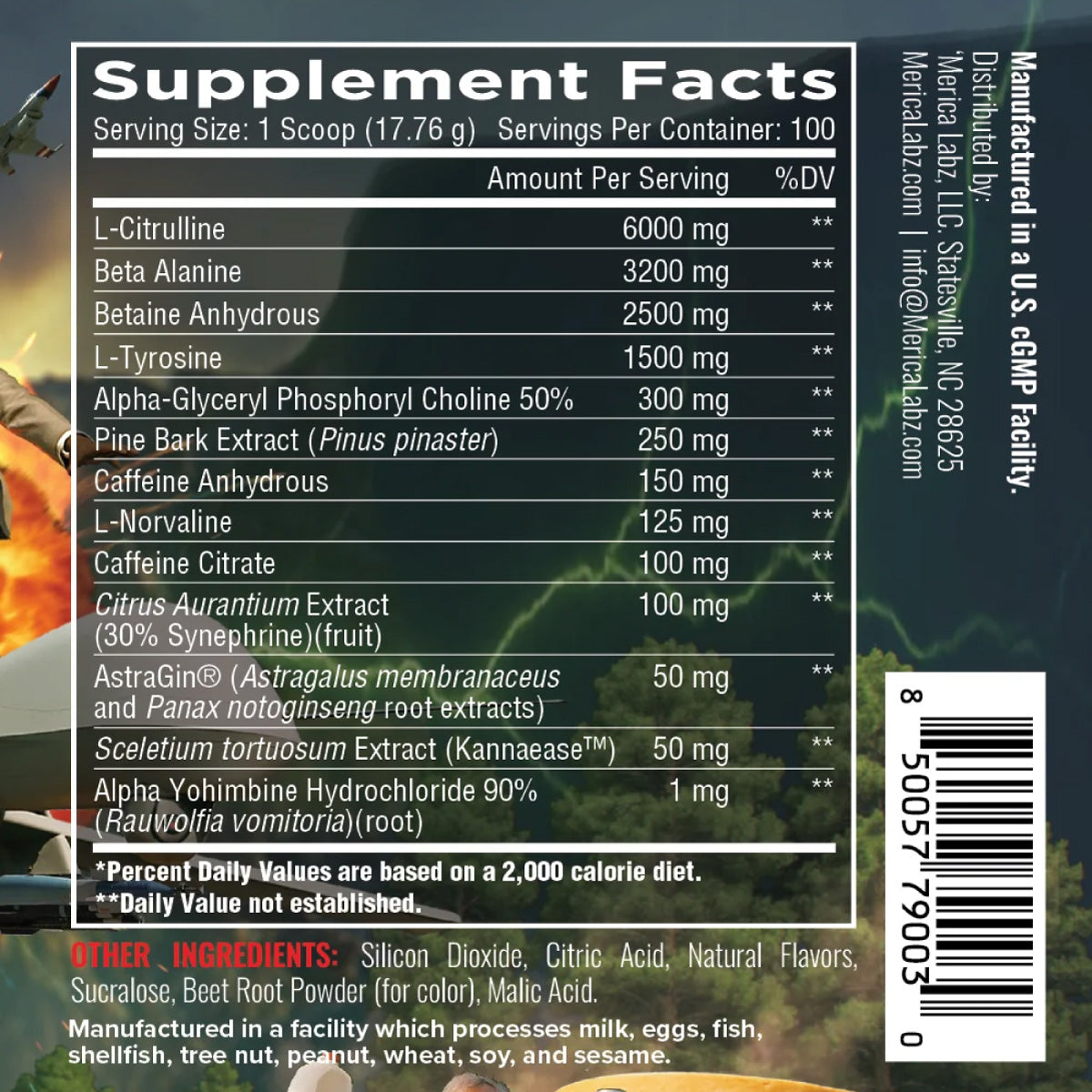 Merica Labz 1776 Pre Workout – NutriCartel