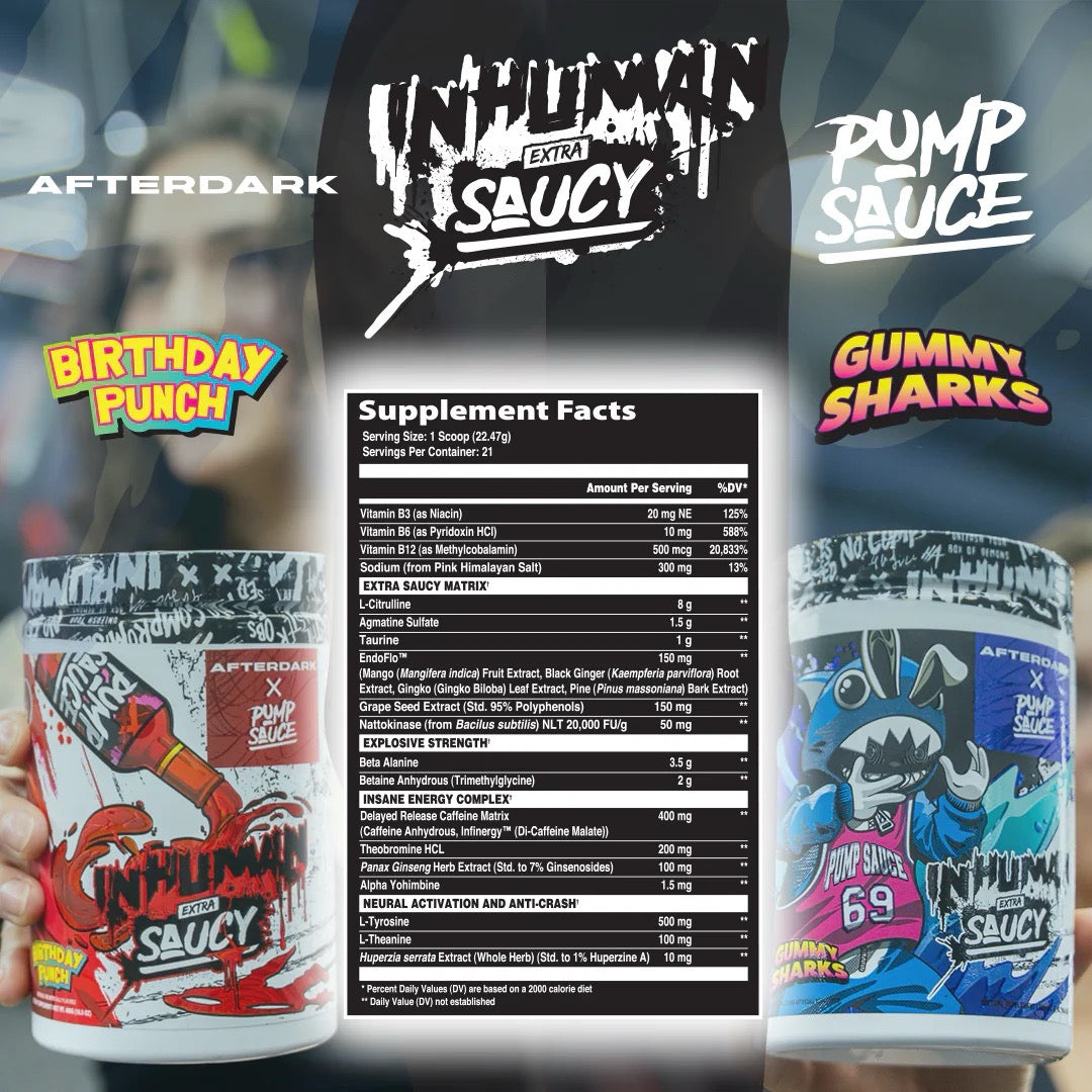 Inhuman Extra Saucy Pre Workout – NutriCartel