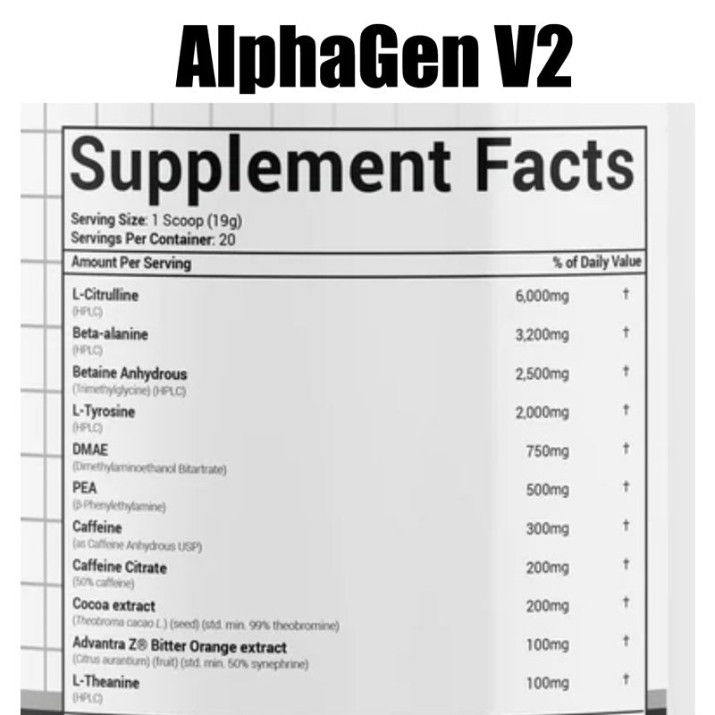 AlphaGEN Pre Workout by Morphogen Nutrition – Nutrition Cartel