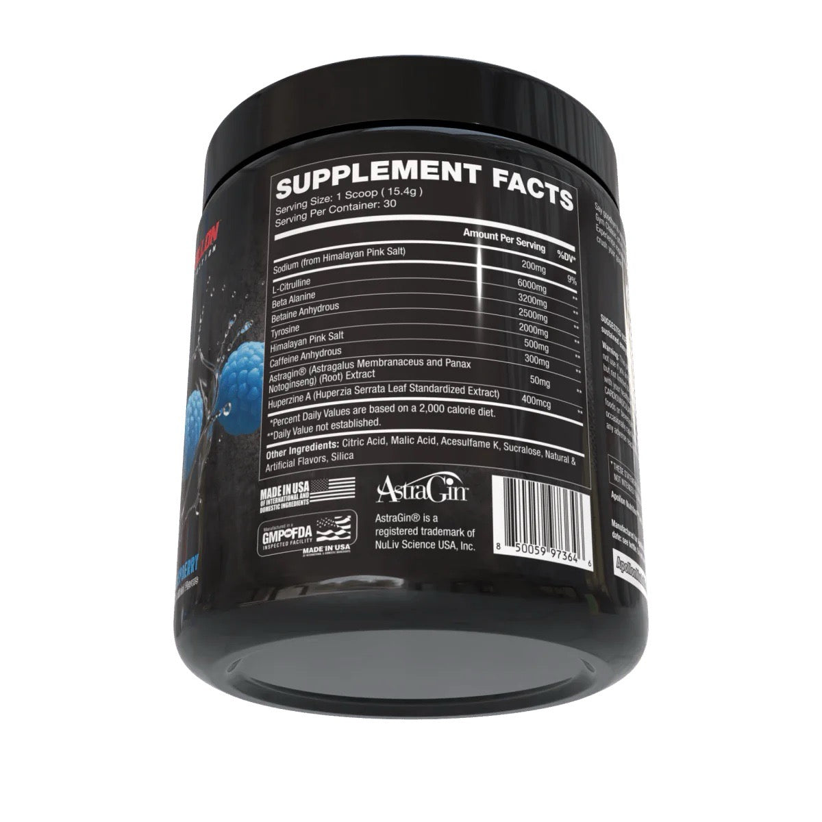 Apollon Gym Classic Pre Workout – NutriCartel