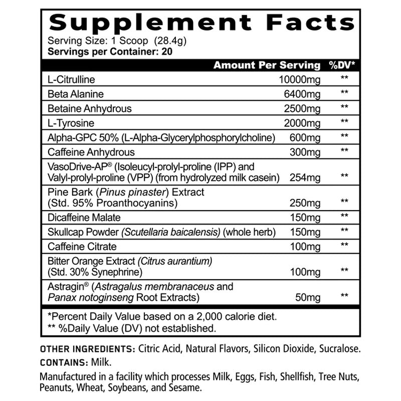 First Blood Pre Workout | Panda Supps x Merica Labs Collab – Nutrition ...