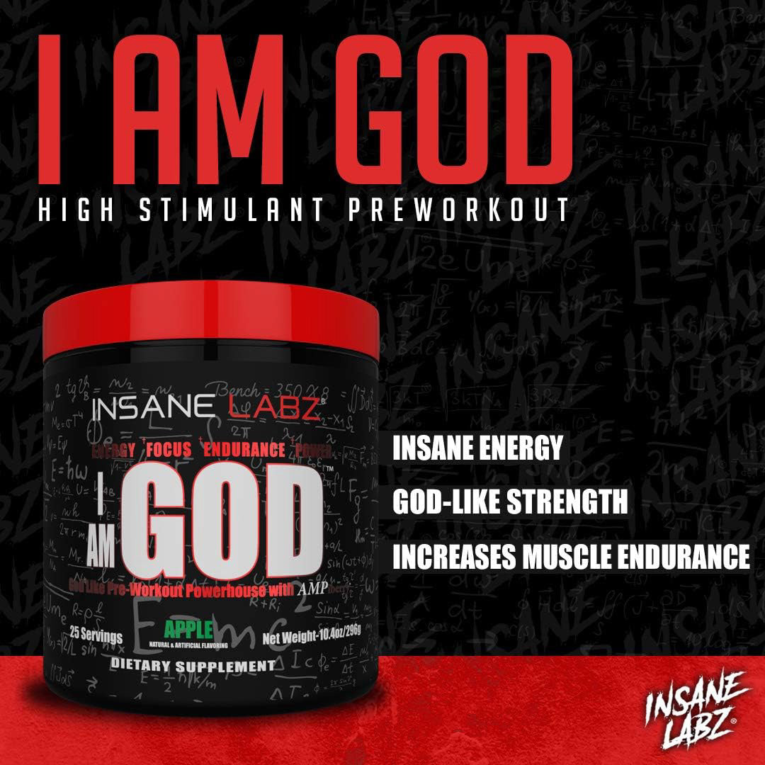 Insane Labz I Am God Pre Workout – NutriCartel