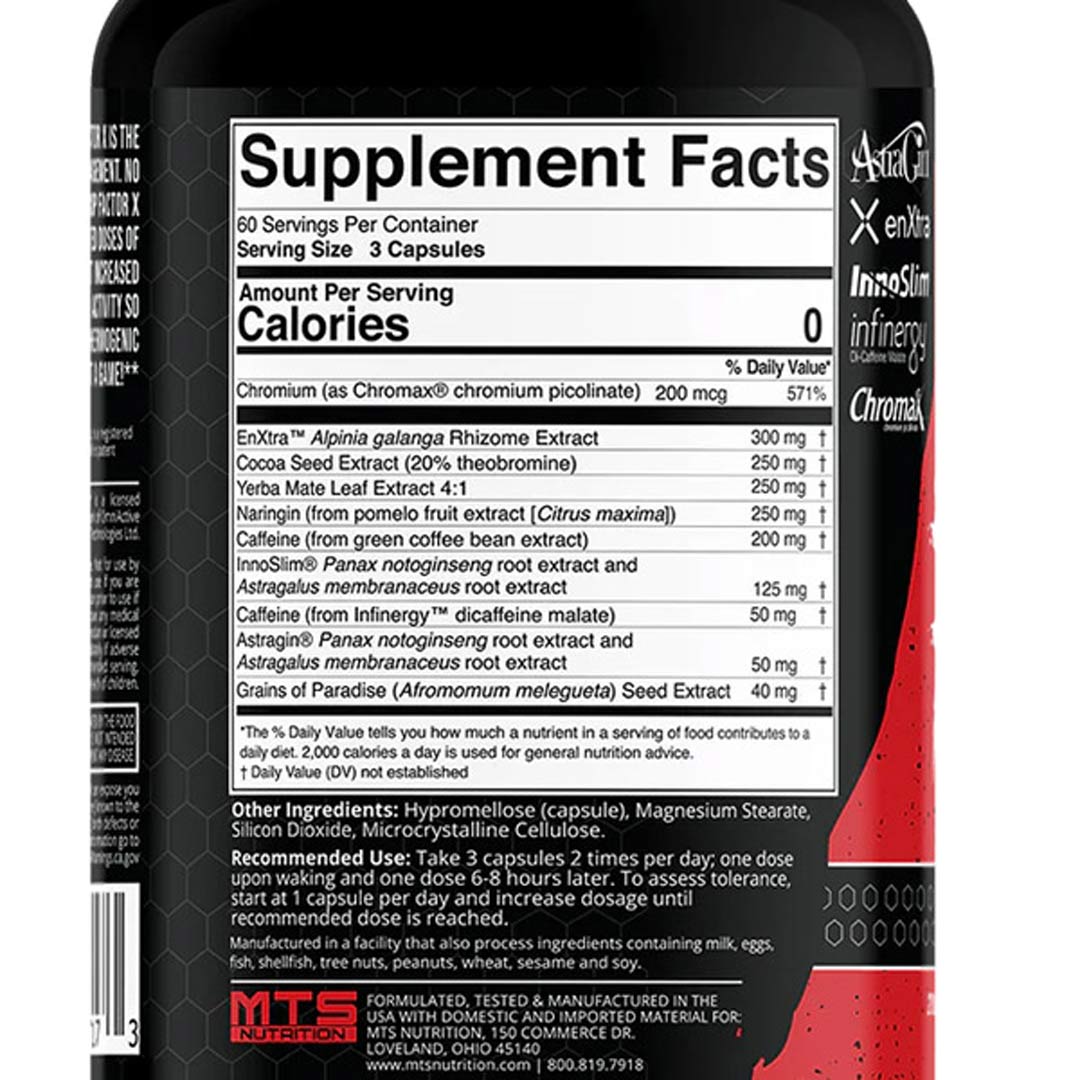 Drop Factor X® Thermogenic | MTS Nutrition – NutriCartel
