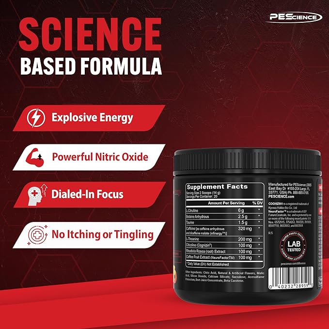 Prolific Pre Workout | PEScience – NutriCartel