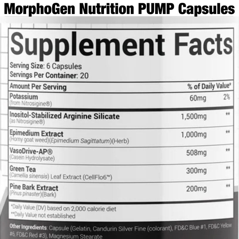 MorphoPUMP by Morphogen Nutrition – Nutrition Cartel
