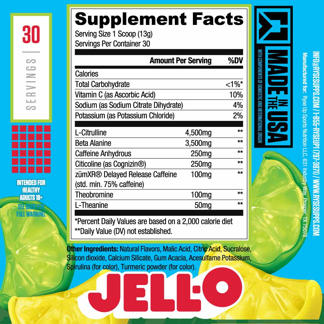 Ryse Jello® Pre Workout | Ryse Supplements – Nutrition Cartel