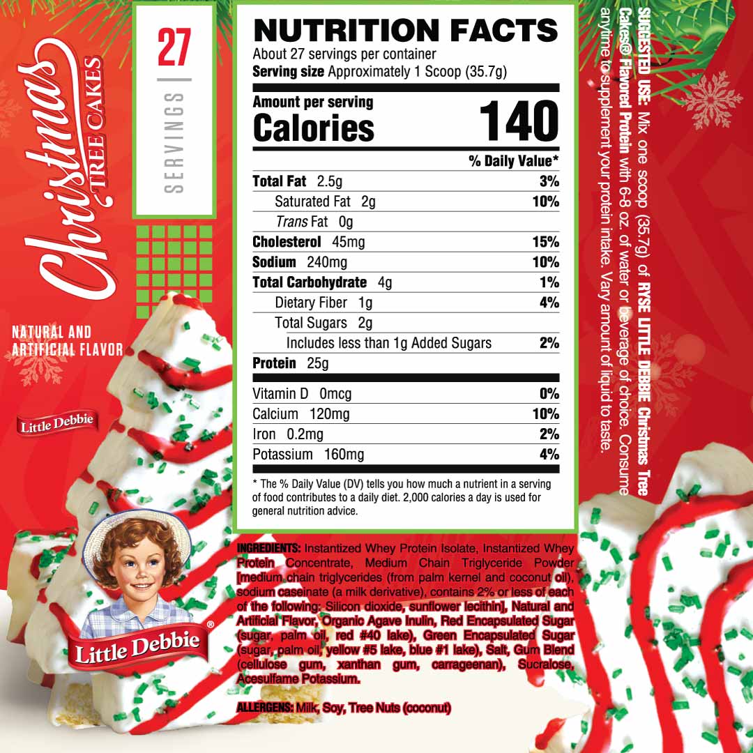 Ryse Little Debbie® Christmas Tree Cakes Protein – NutriCartel