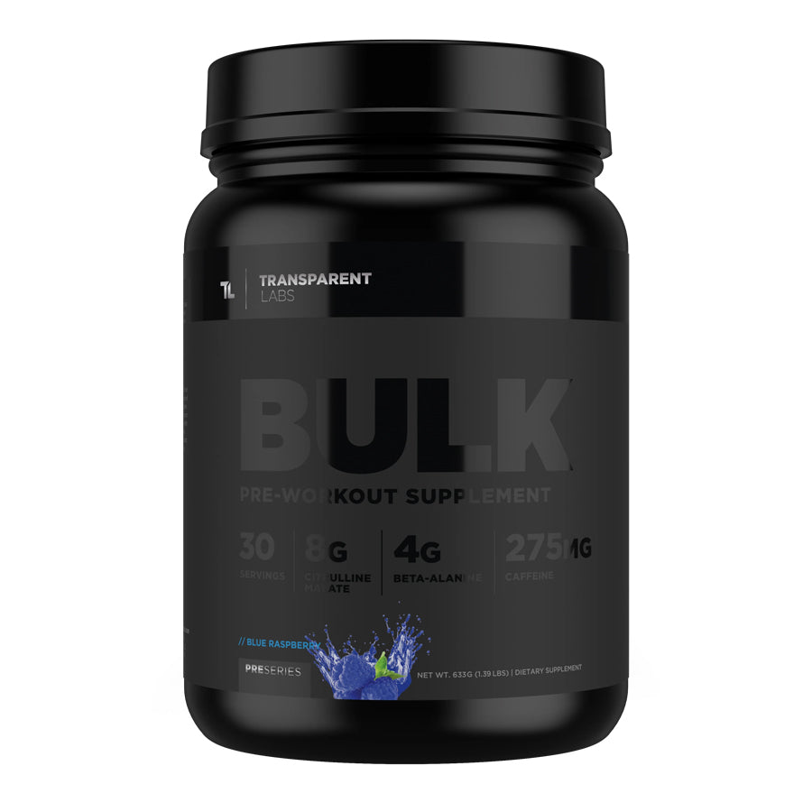 Transparent Labs Bulk Black Pre Workout – Nutrition Cartel