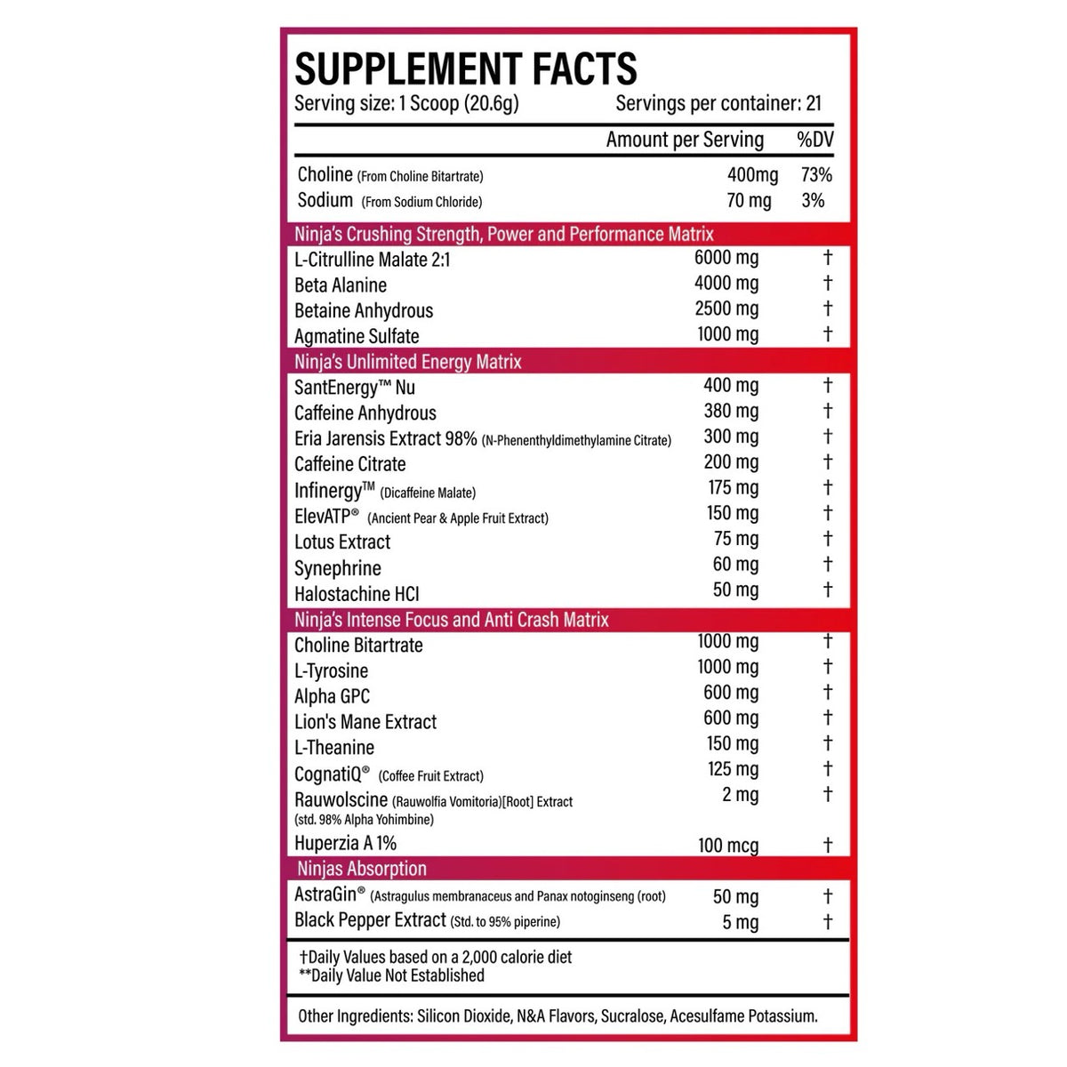 Ninja Unleashed Pre Workout | Ninja Up Supps – Nutrition Cartel