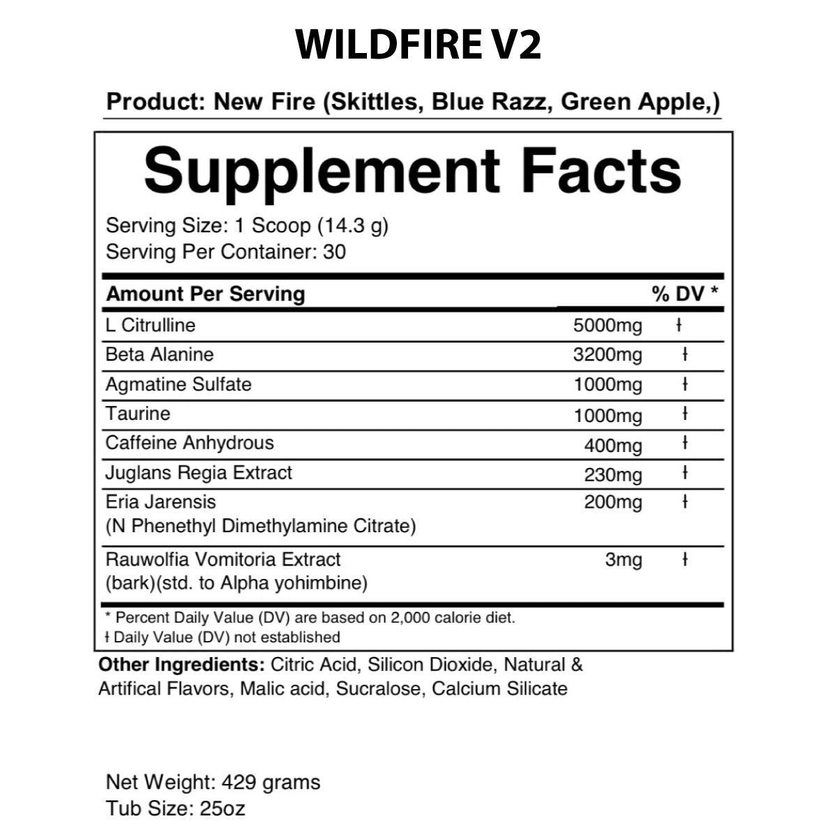 Wild Fire Pre Workout by SoCal Supps – NutriCartel