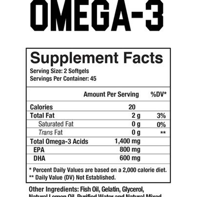 Omega 3 | Axe and Sledge – Nutrition Cartel