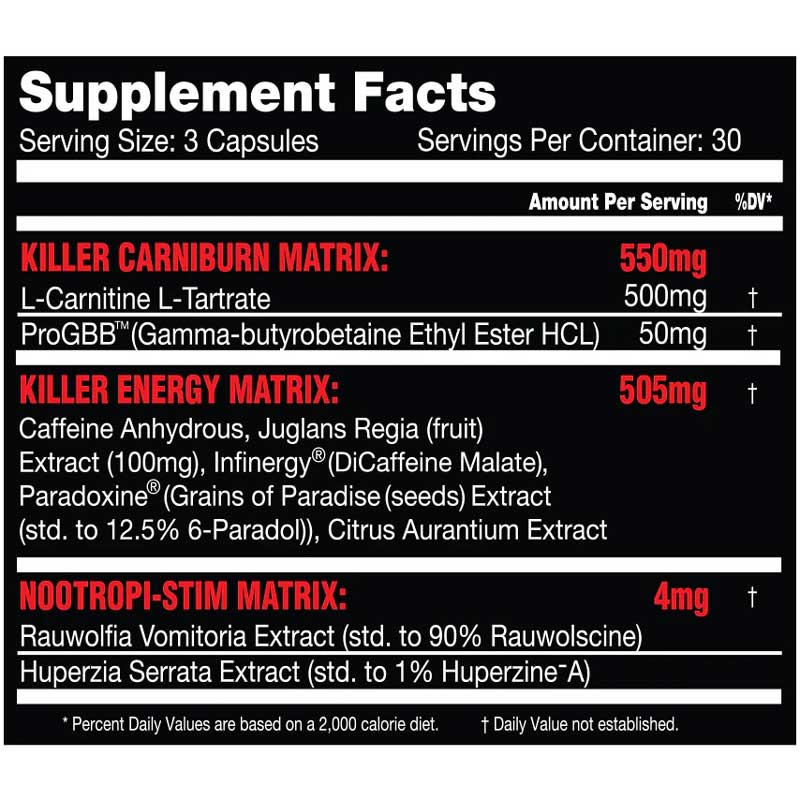 Exterminator Fat Burner by Killer Labz – NutriCartel