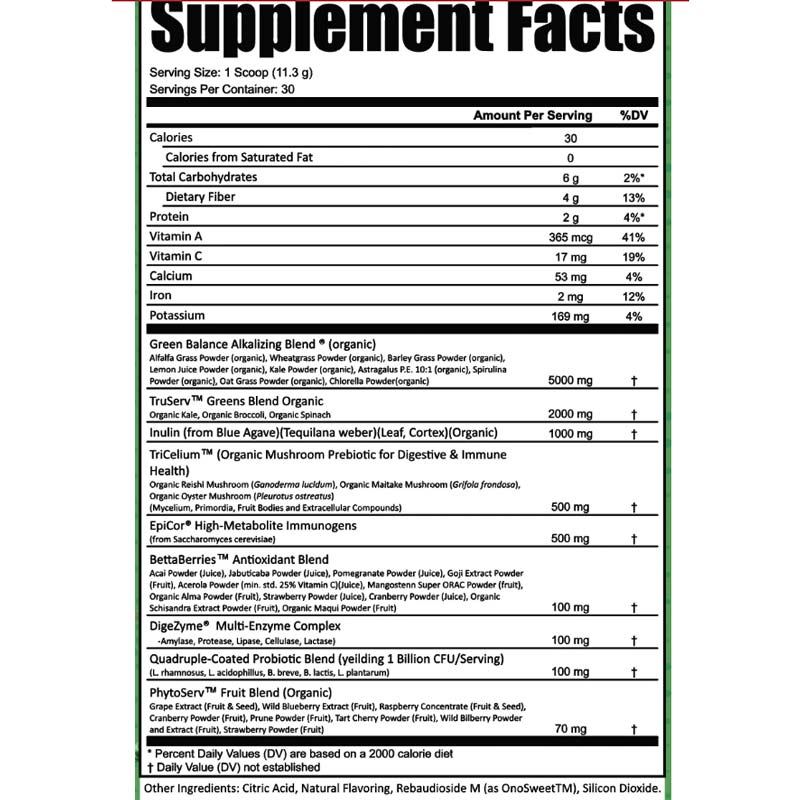 Muscle Force Greens + Guts – NutriCartel